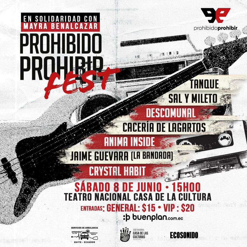 ¡No te pierdas el ‘Prohibido Prohibir Fest’! tremendo concierto en ...
