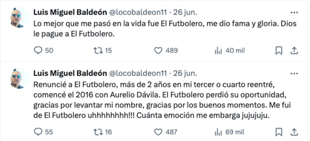 ¿Por qué El Loco Baldeón renunció a El Futbolero? – Metro Ecuador