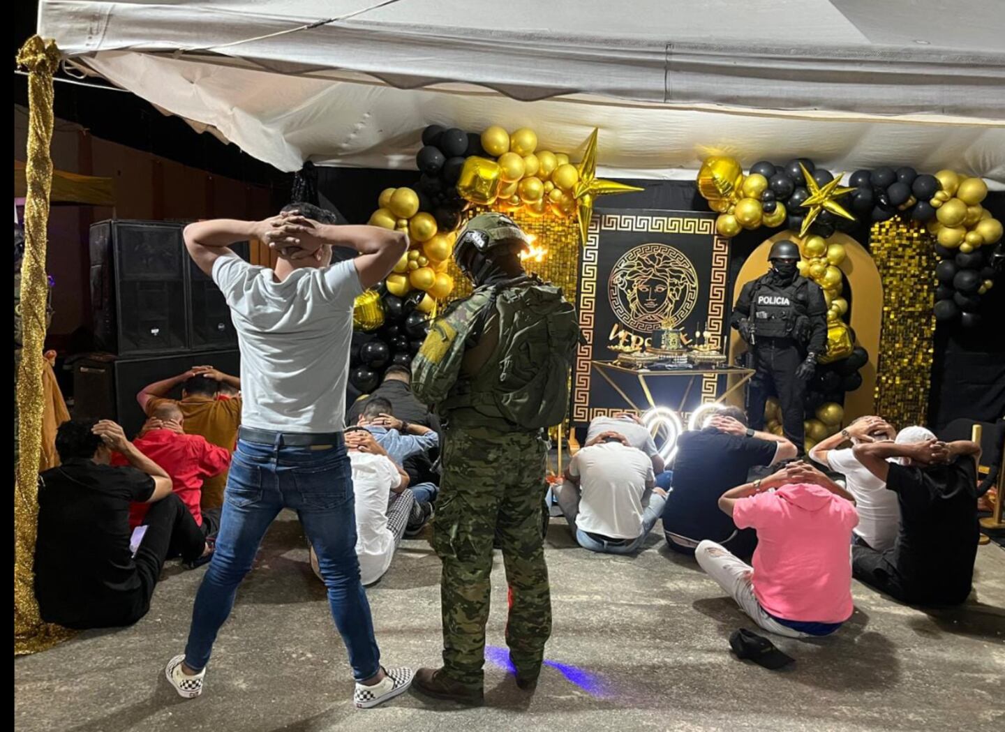 Similitudes de las narcofiestas intervenidas en un mes: Ellos ...