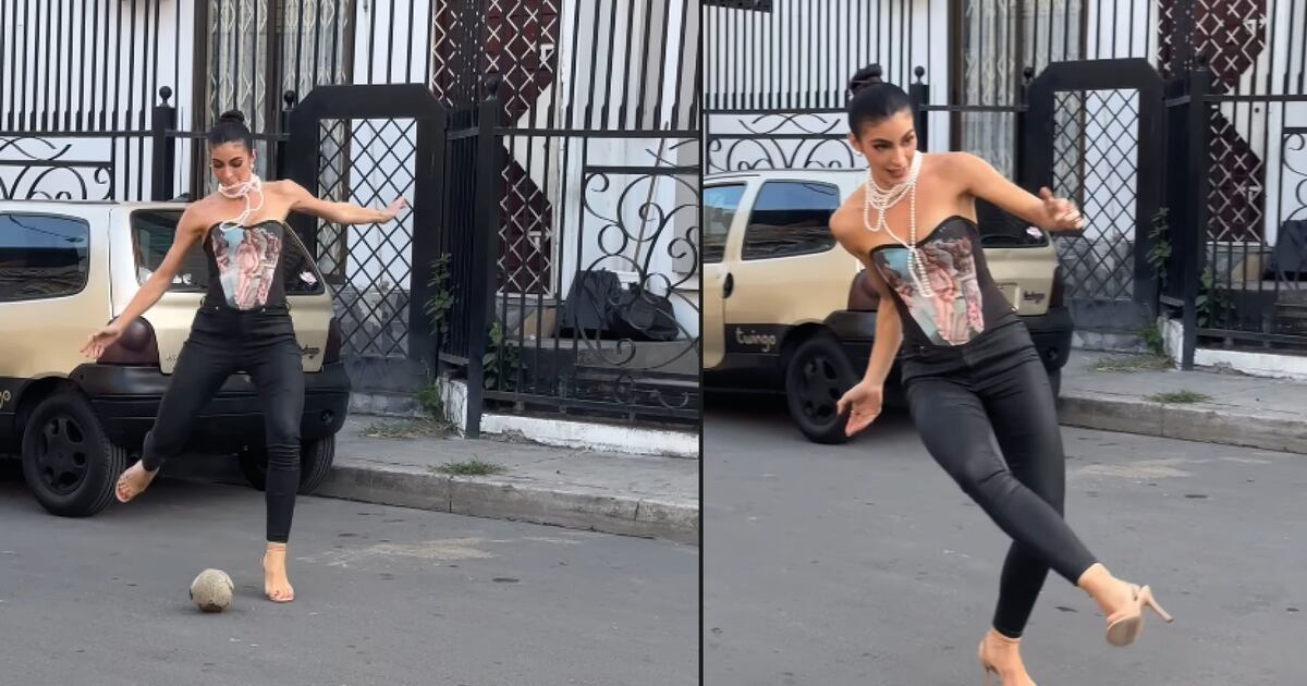 ¡Ni Messi se atrevió a tanto! Virginia Limongi es captada jugando ... ¡Ni Messi se atrevió a tanto! Virginia Limongi es captada jugando ...