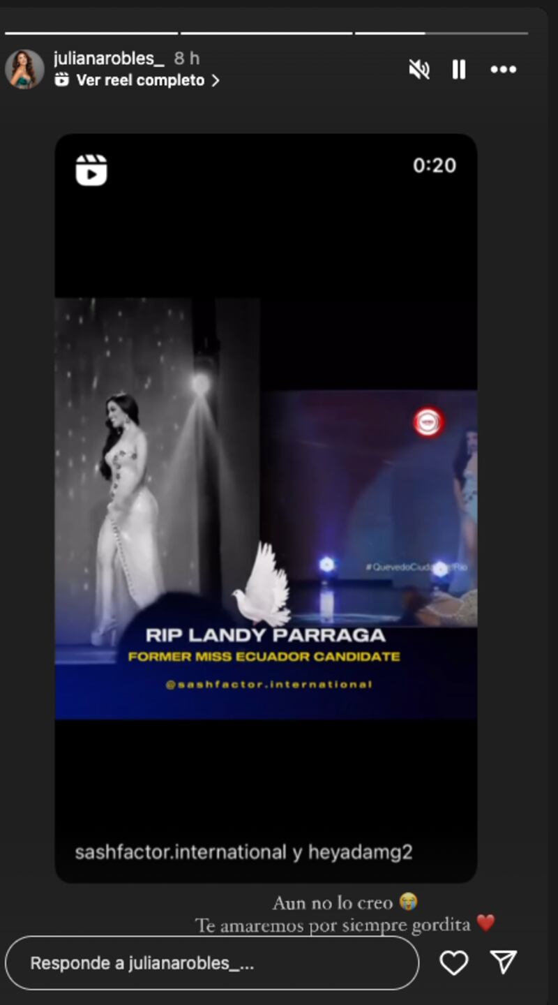 Excandidatas a Miss Ecuador despiden a Landy Párraga – Metro Ecuador