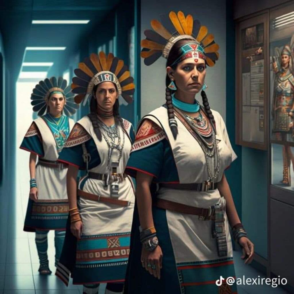 Inteligencia artificial: así se verían parte de los aztecas si no ...