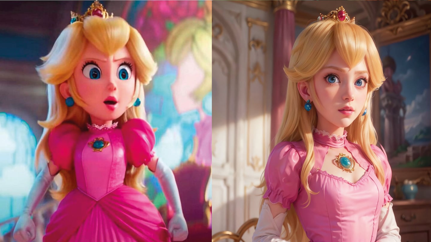 Así luciría la princesa Peach de 'Mario Bros' en la vida real, según la ...